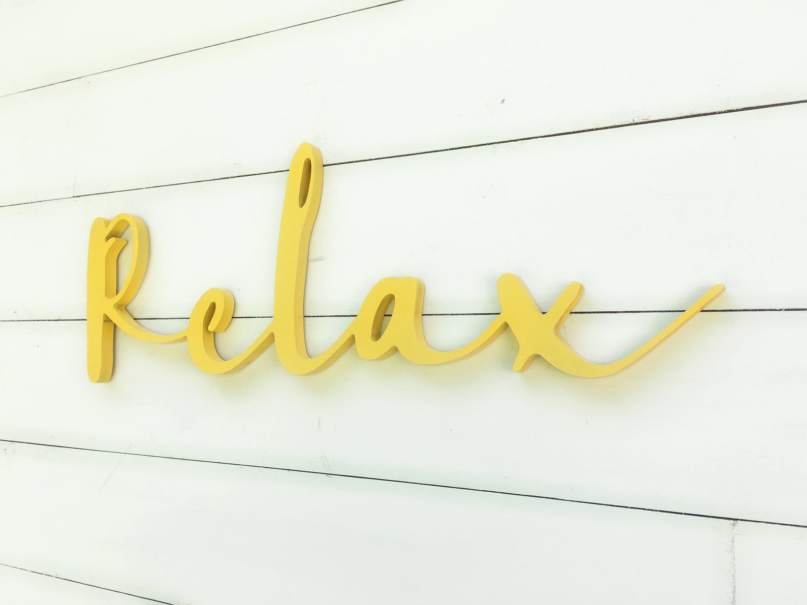 Relax Word Cut Out | Relax Sign | Wooden Cut-out - Etsy