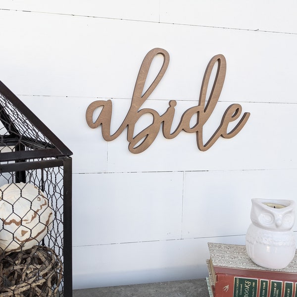 Abide - Etsy