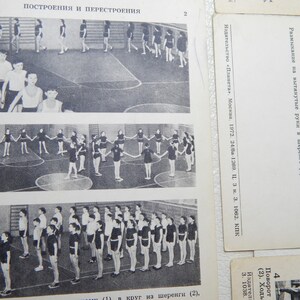 Vintage Physical Education Plan Activity Cards Soviet USSR | Etsy