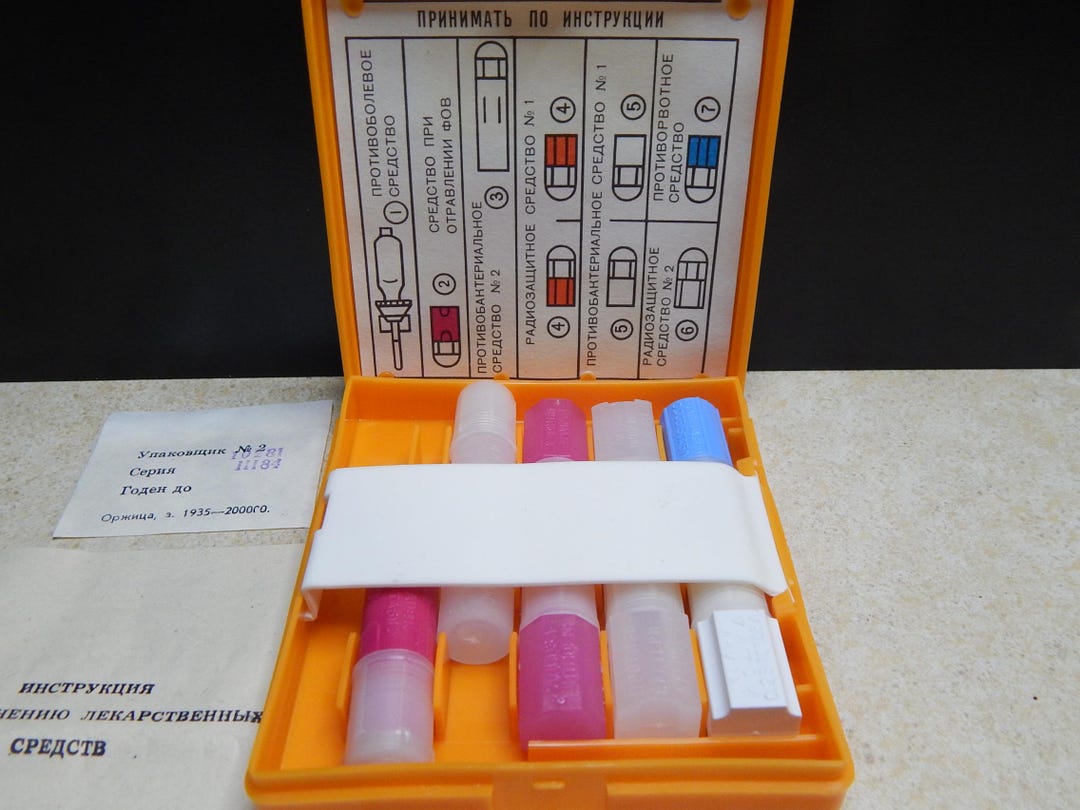 Vintage Soviet AI-2 First Aid Kit, USSR Military Surplus Medic Box ...