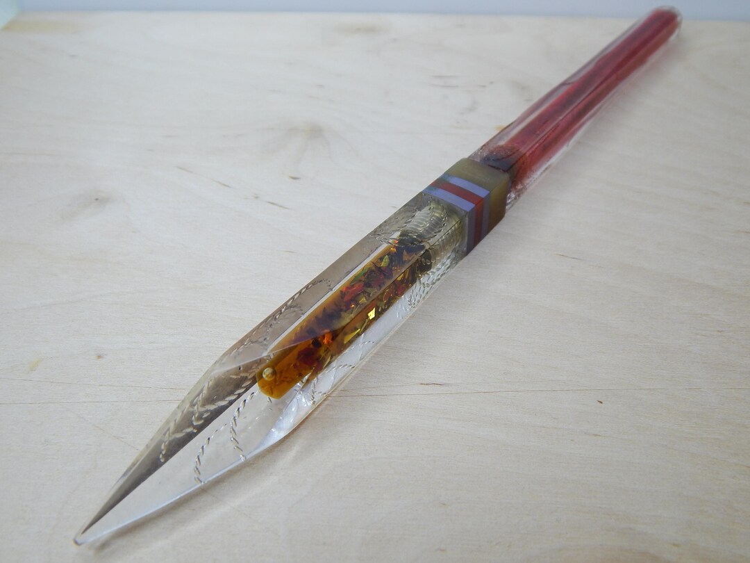Vintage Soviet Prison Art Ballpoint Pen Handmade 190 Mm USSR Ball Pen ...