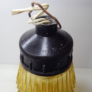 Vintage Soviet Industrial Street Light Bunker Hanging Pendant Lamp USSR ...