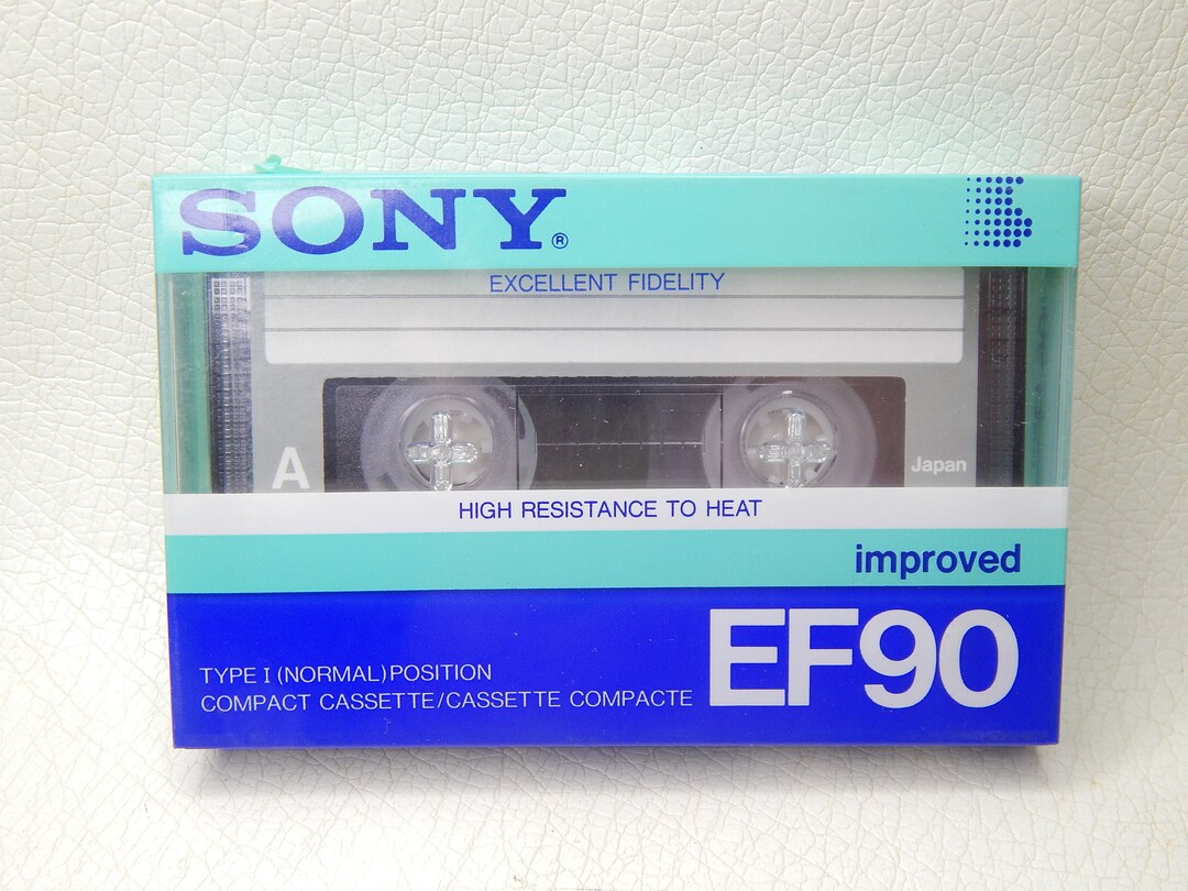 SONY EF90 Compact Cassette High Resistance to Heat New Made in - Etsy
