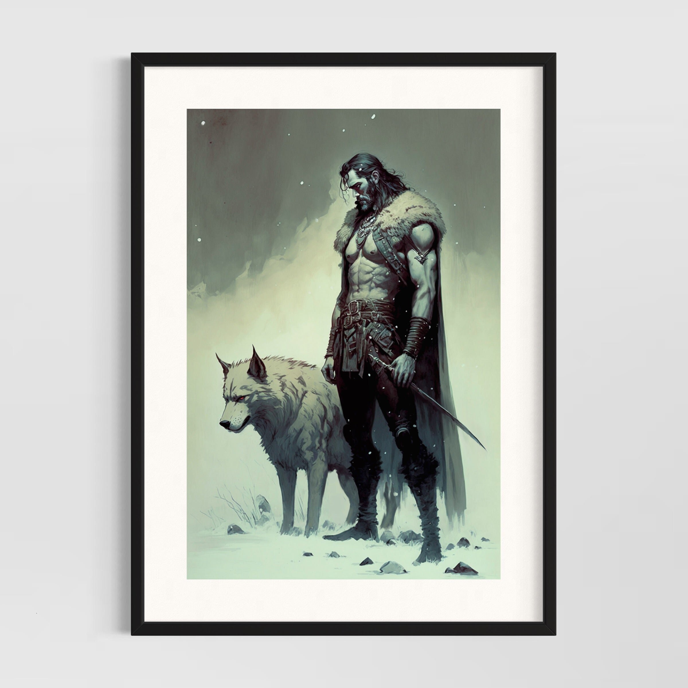 Loki - Norse Pagan Mythology Wall Art - Original Fine Art Print - Etsy