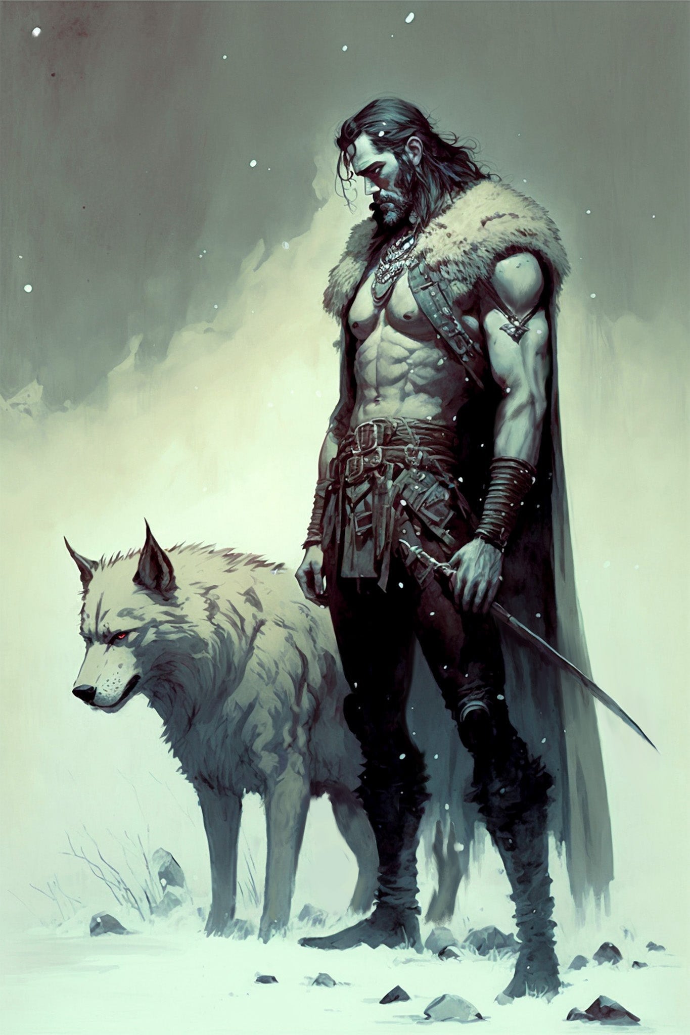 Loki Norse Pagan Mythology Wall Art Original Fine Art - Etsy