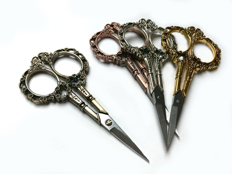 Embroidery Scissors Yarn Thread Snips Antique Vintage - Etsy