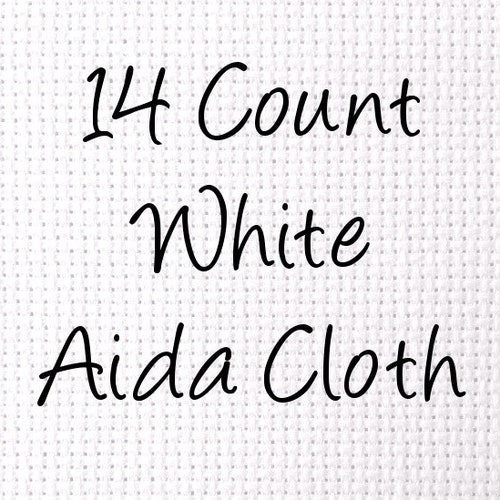 AIDA 14 Count Black Fabric Cross Stitch Fabric 14ct Black - Etsy