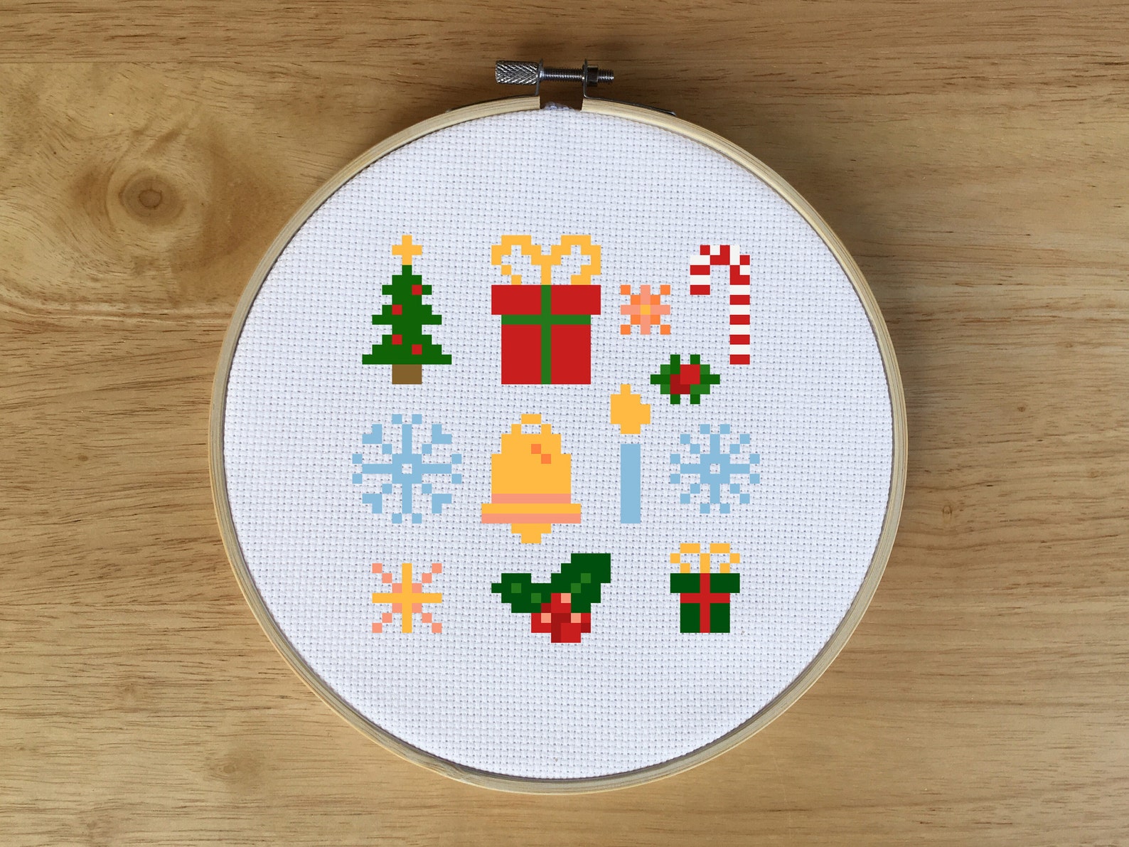 Modern Christmas Sampler Cross Stitch Pattern Modern - Etsy