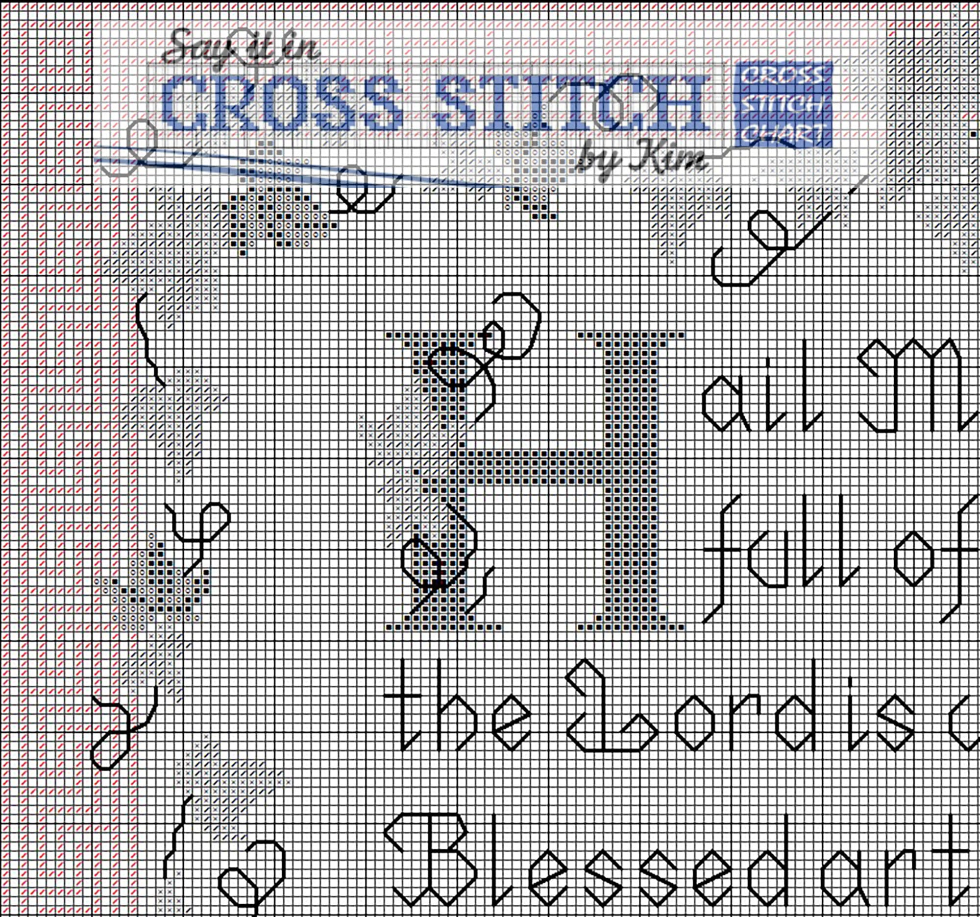 Hail Mary Prayer - Cross Stitch Pattern - Etsy