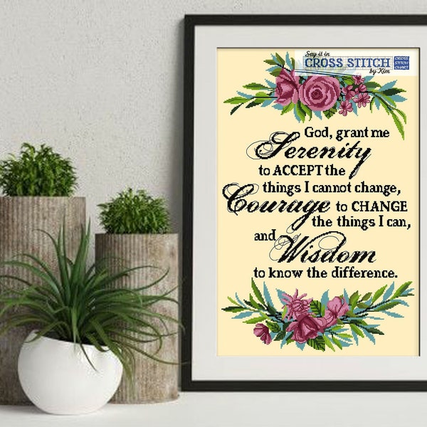 Rose Cross Stitch - Etsy