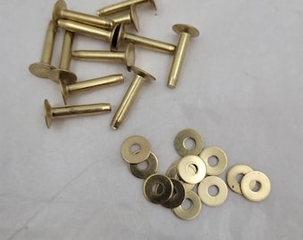 Solid Brass Rivets - Etsy