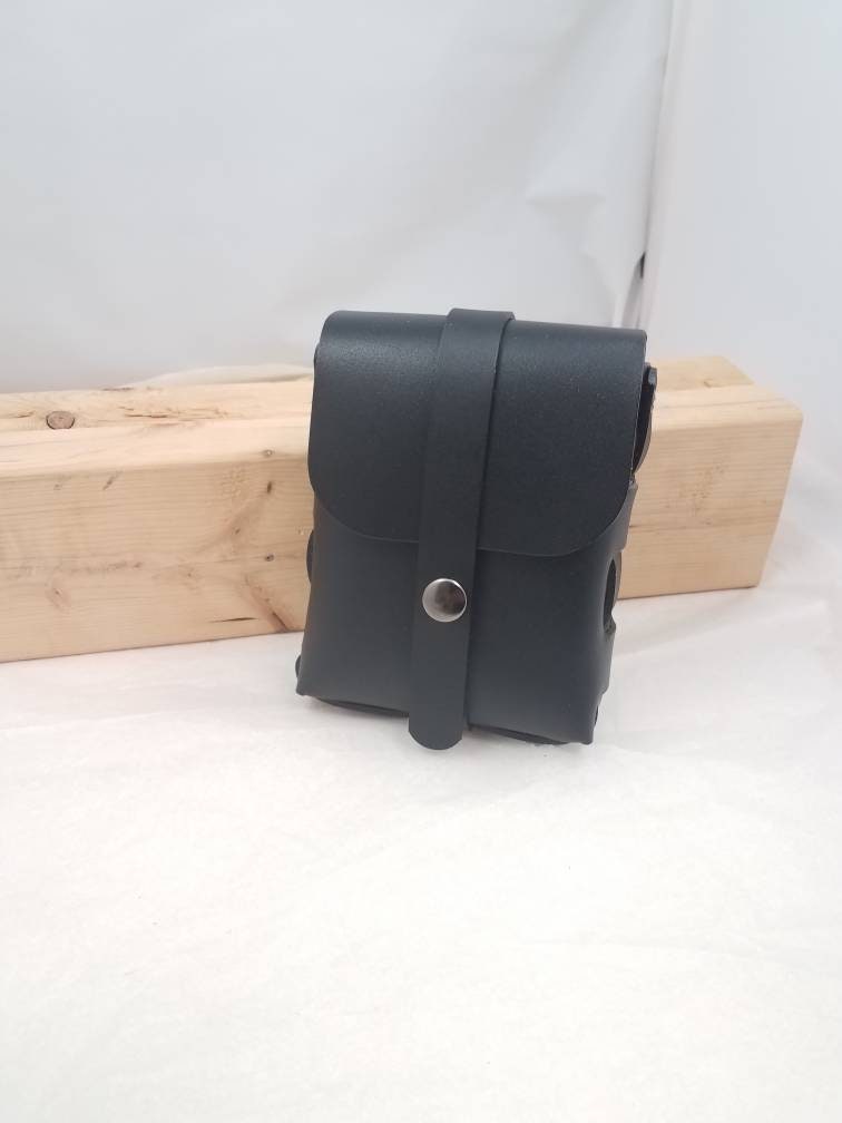 Black Leather Belt Pouch (one) - Etsy