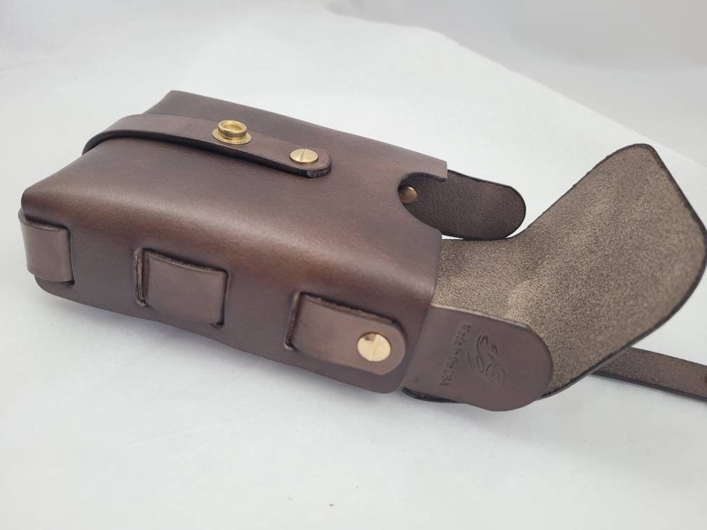 Leather Magazine Pouch - Etsy