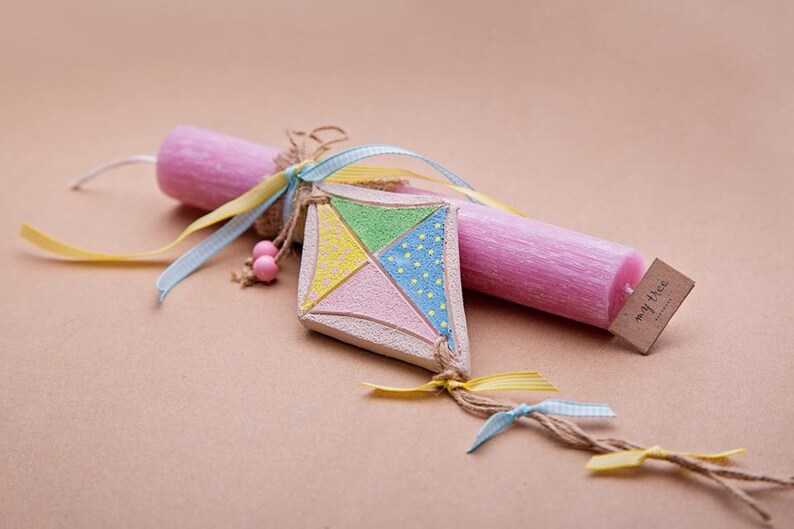 Lambada easter lambathes easter candle. kite easter candle | Etsy