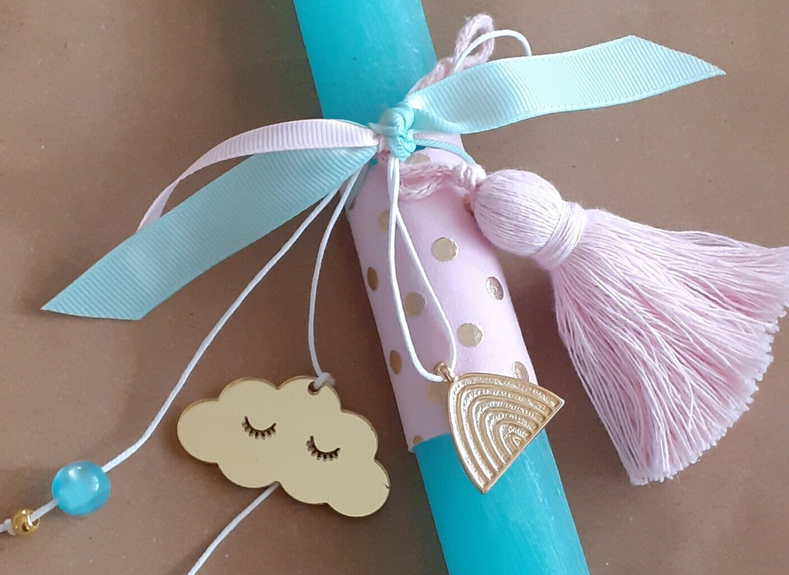 Lambada Easter Gold Charm Easter Candle Easter Candle Lampada πασχαλινη ...