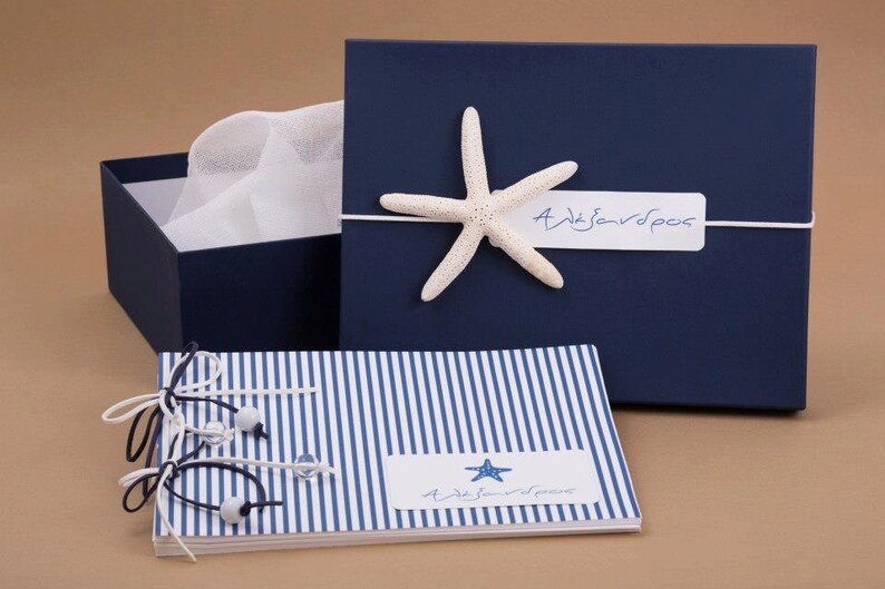 Star Fish Wish Book Guest Book Baptism Wish Book Βιβλίο - Etsy