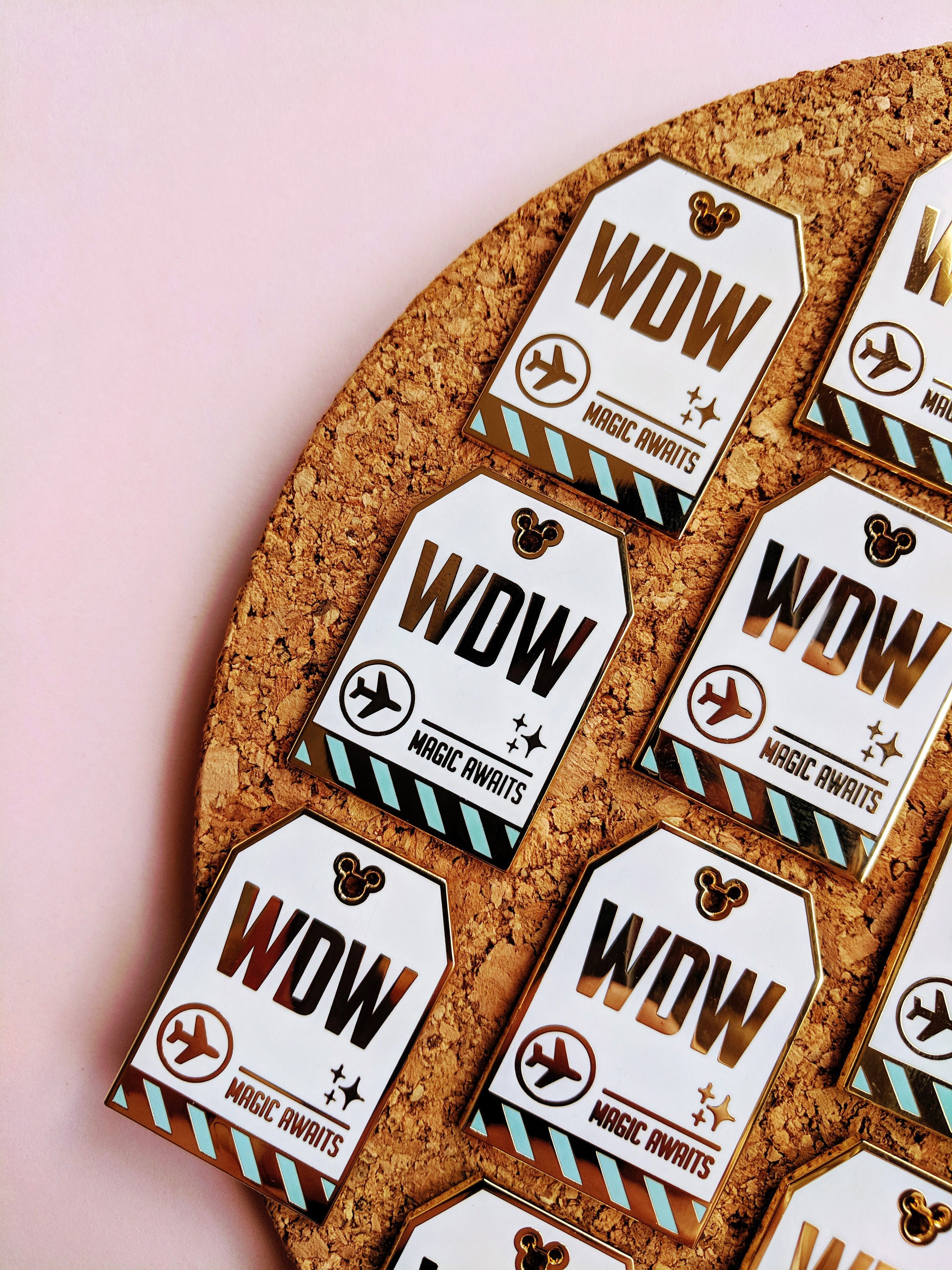 Travel Tag Pin - Walt Disney World - Etsy