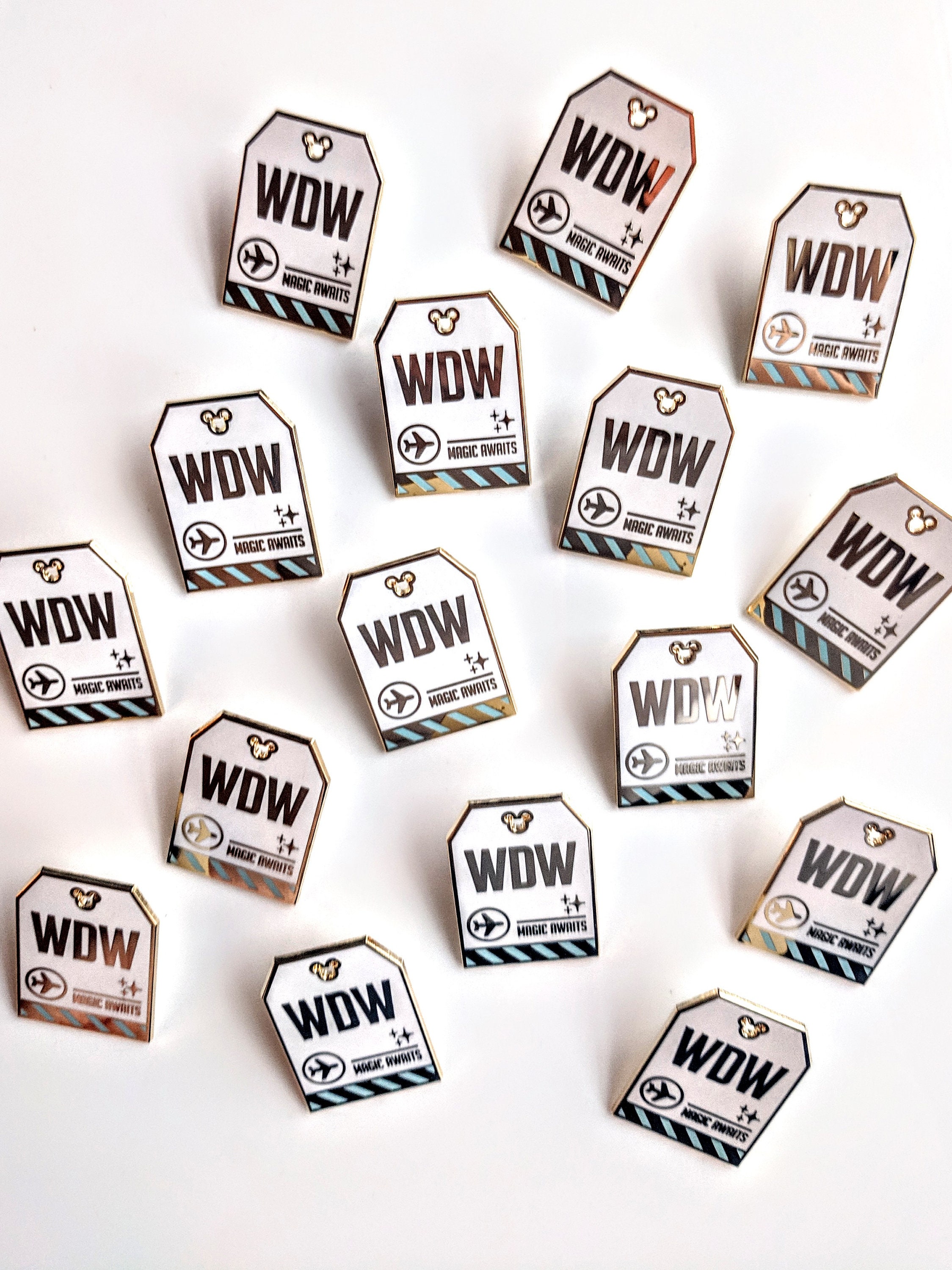 Travel Tag Pin - Walt Disney World - Etsy