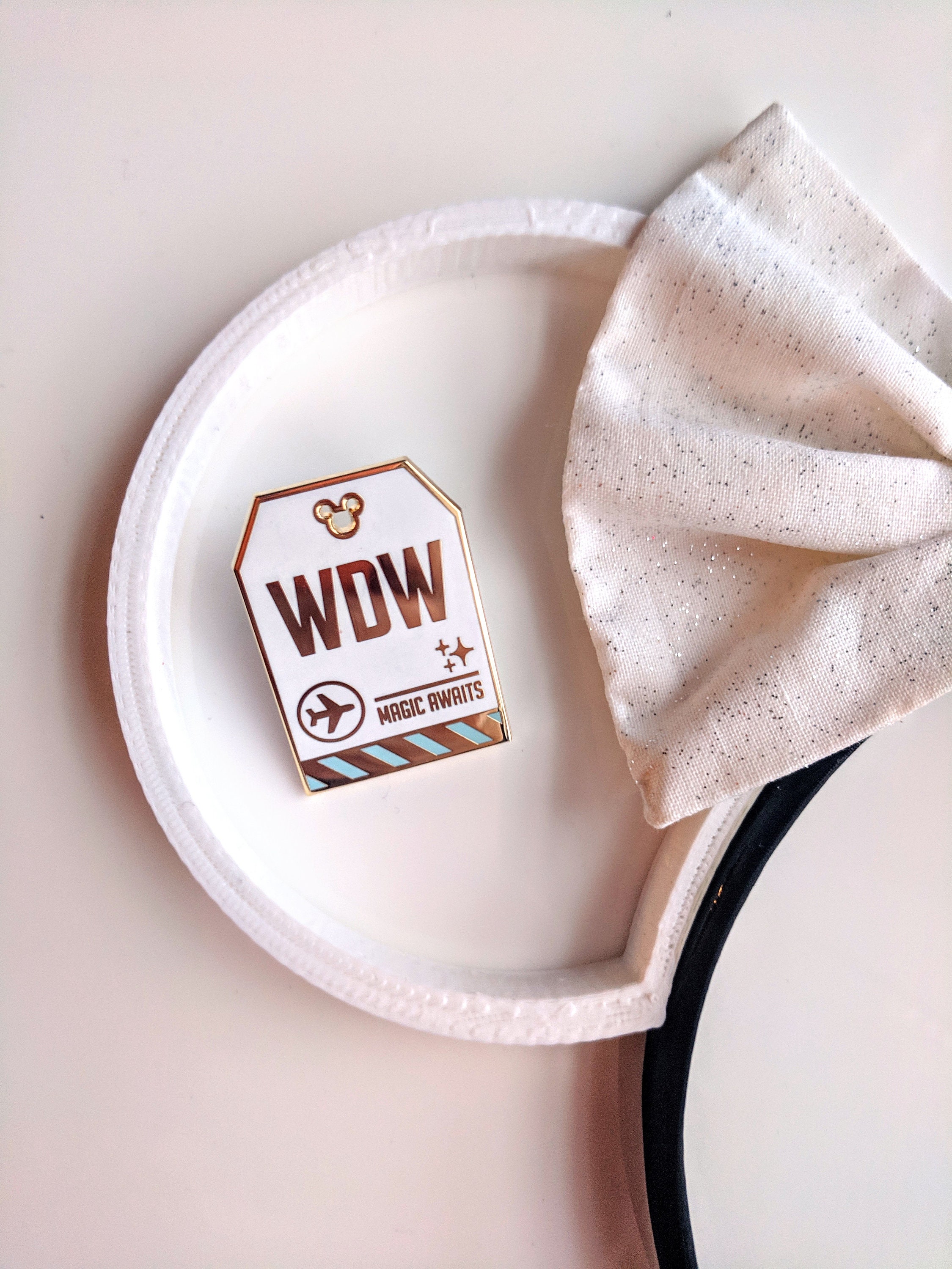 Travel Tag Pin - Walt Disney World - Etsy