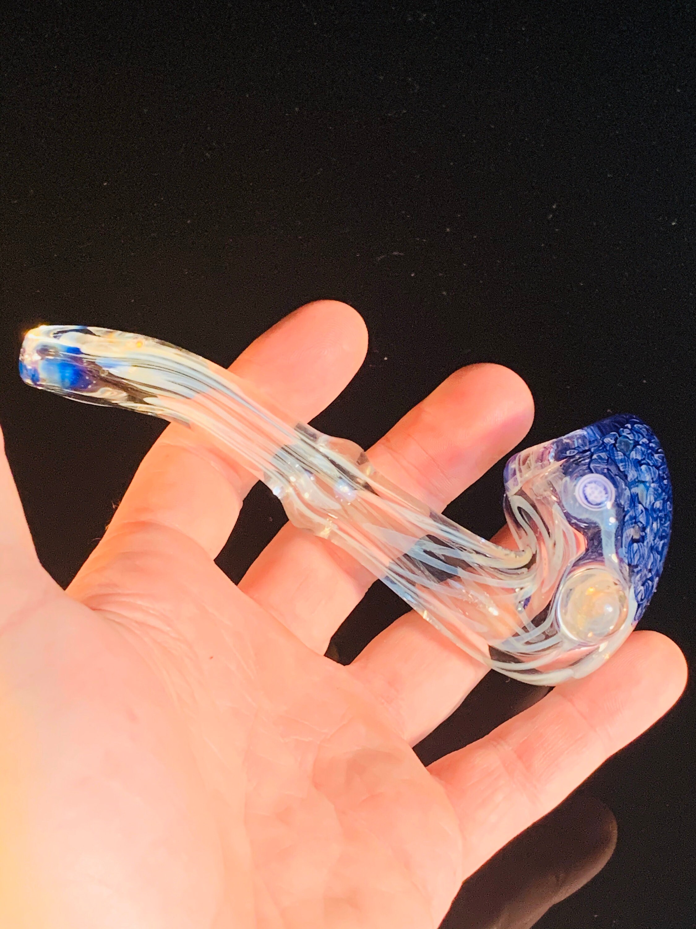 Inside-out Sherlock Style Glass Pipe With Reversal Millifiore - Etsy