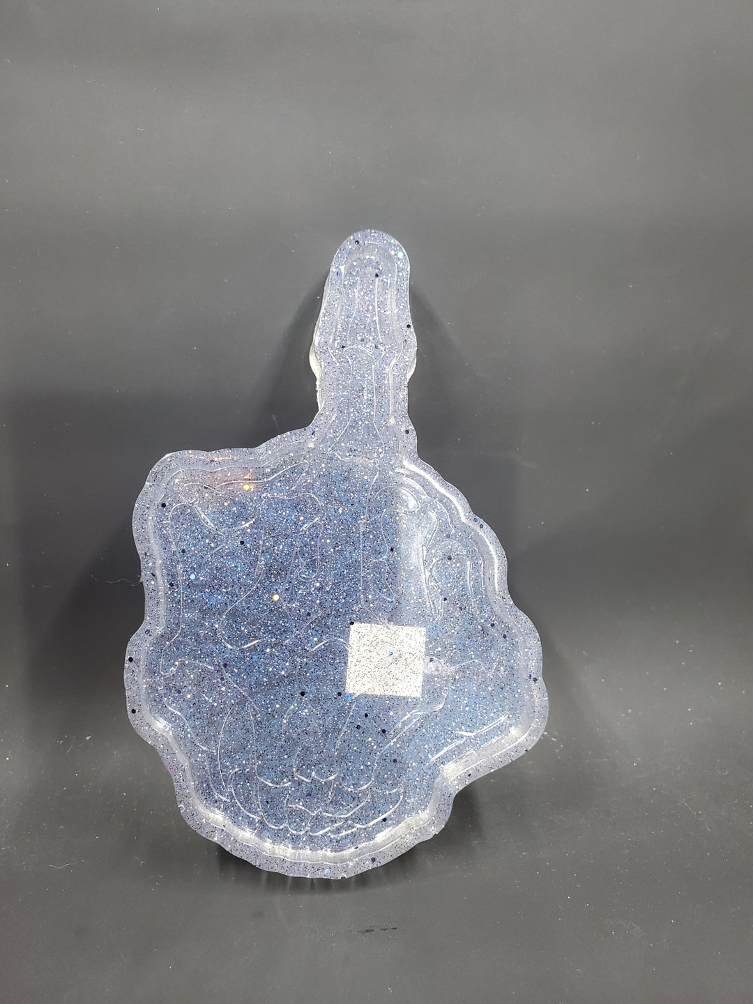 Clear Ice - Skeleton Middle Finger Tray - Etsy