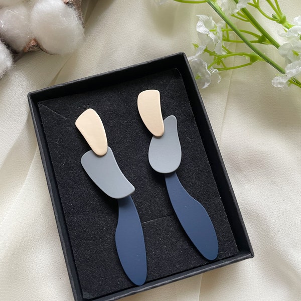 Abstract Earrings - Etsy