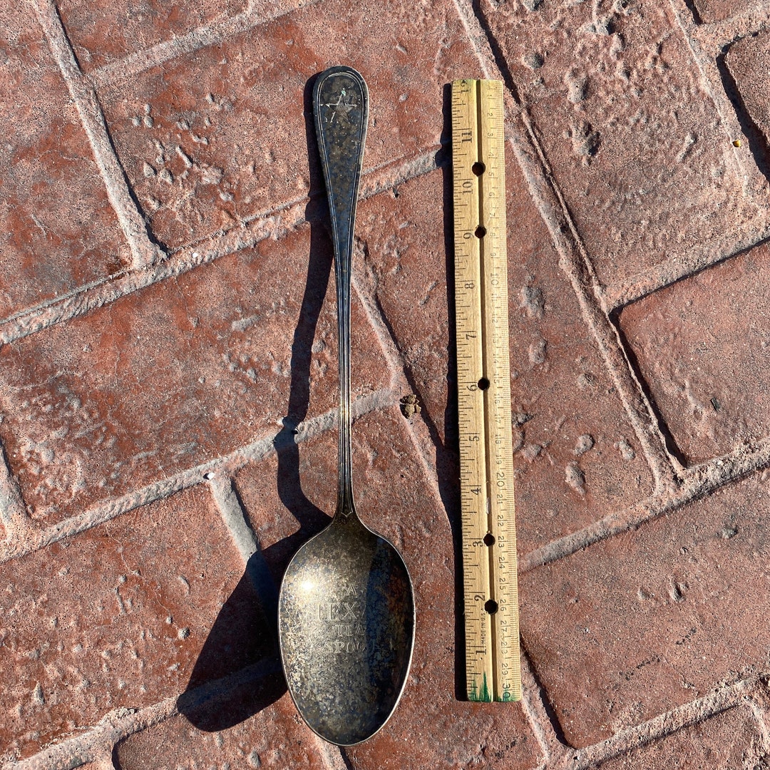 Texas Tea Spoon Huge 1847 Rogers Bros. - Etsy