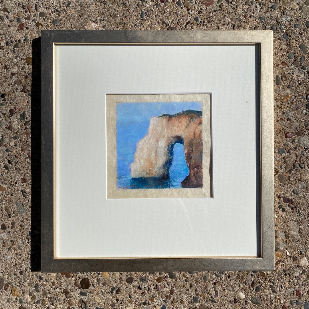 Joe Fitzgerald “etretat IV” Pastel Painting 1999 Original Art From Foxhall Gallery in DC. - Etsy