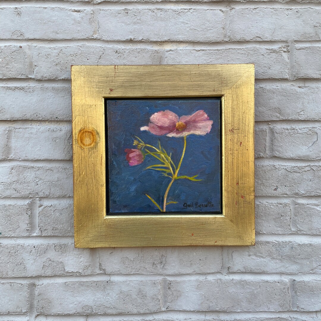 Gail S. Bessette Original Oil Painting Titled “cosmos” - Etsy