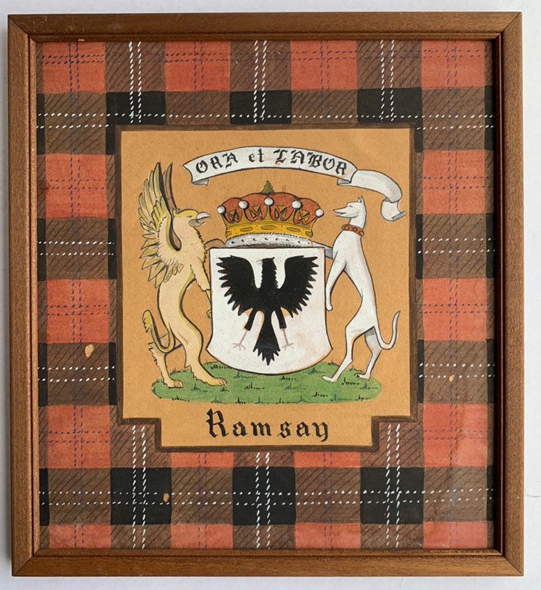 RAMSAY Coat of Arms Handpainted Family Crest - Etsy