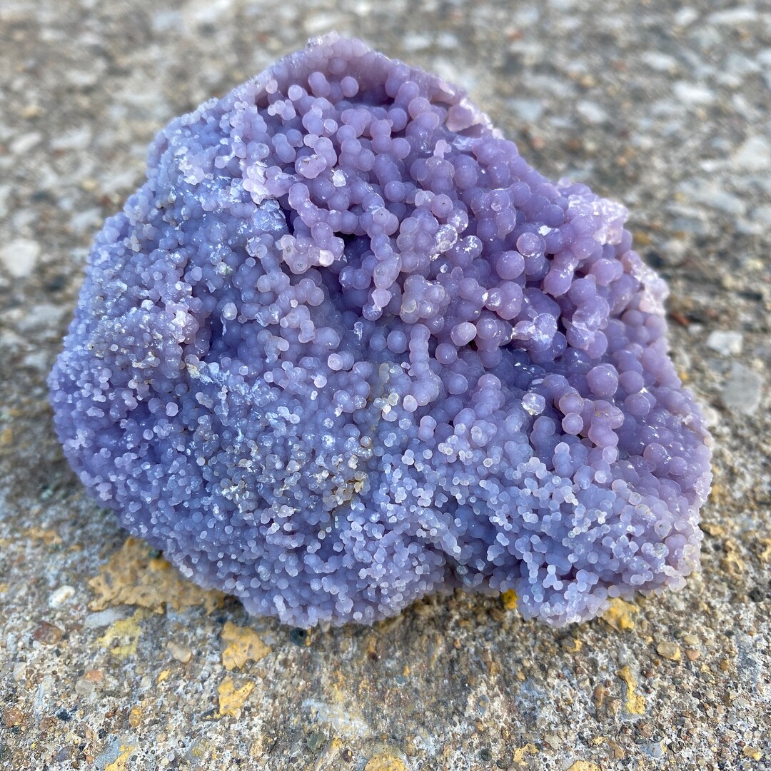 AAA Grape Agate Cluster Specimen With Purple Botryoidal Spheres - Etsy
