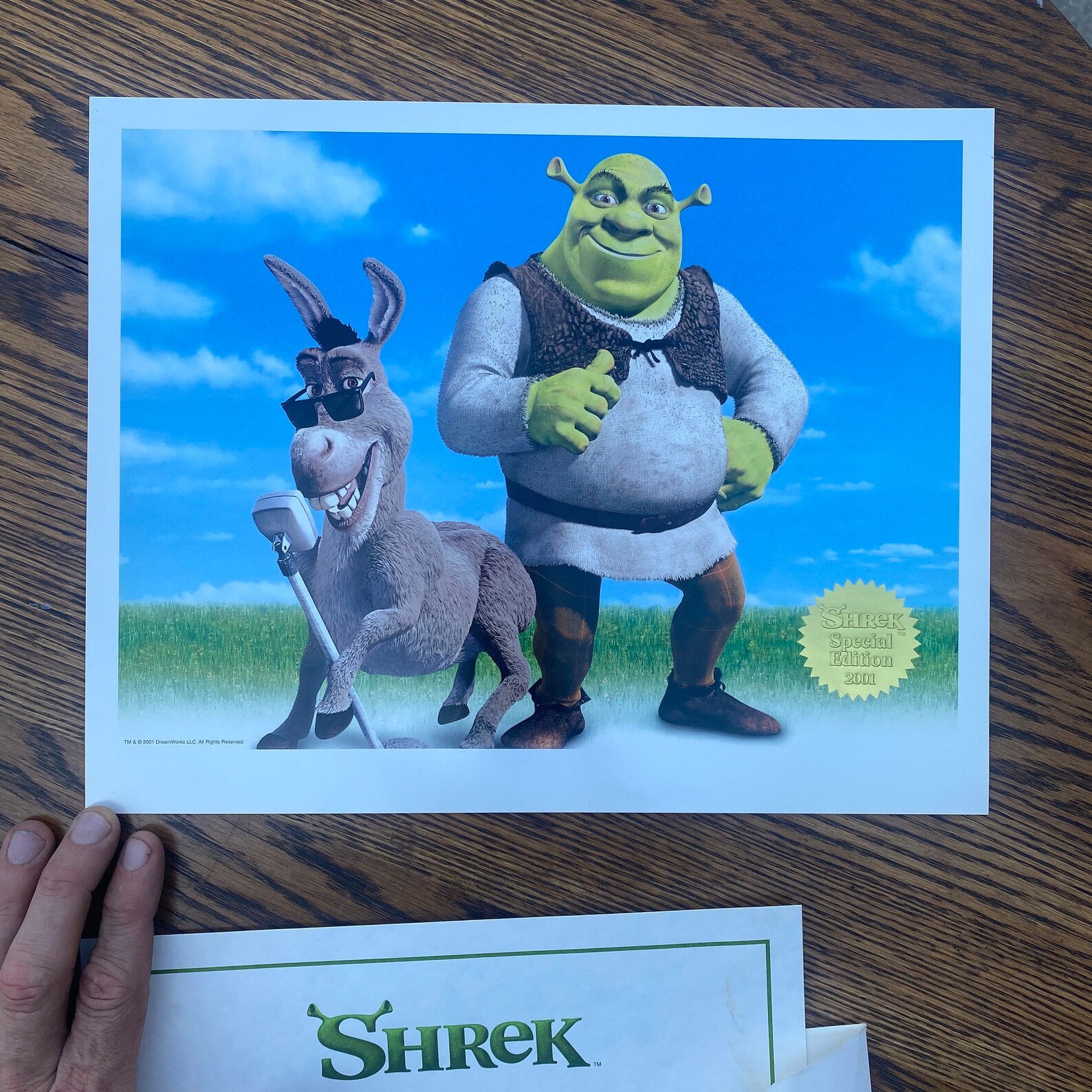 Shrek Special Edition Dreamworks Lithograph, 2001 With COA - Etsy