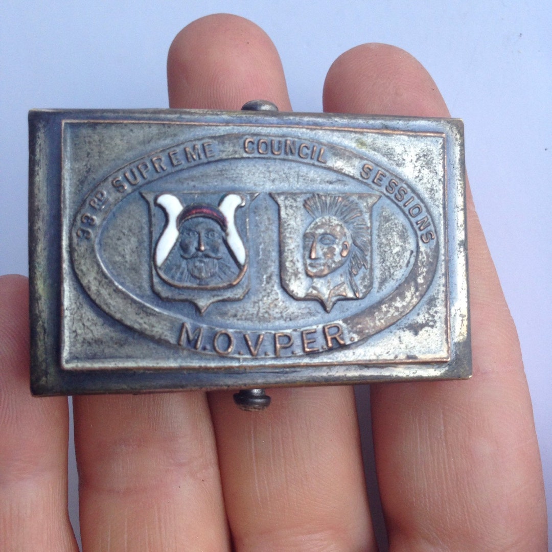 Mystic Order of the Veiled Profits of the Enchanted Realm Belt Buckle ...