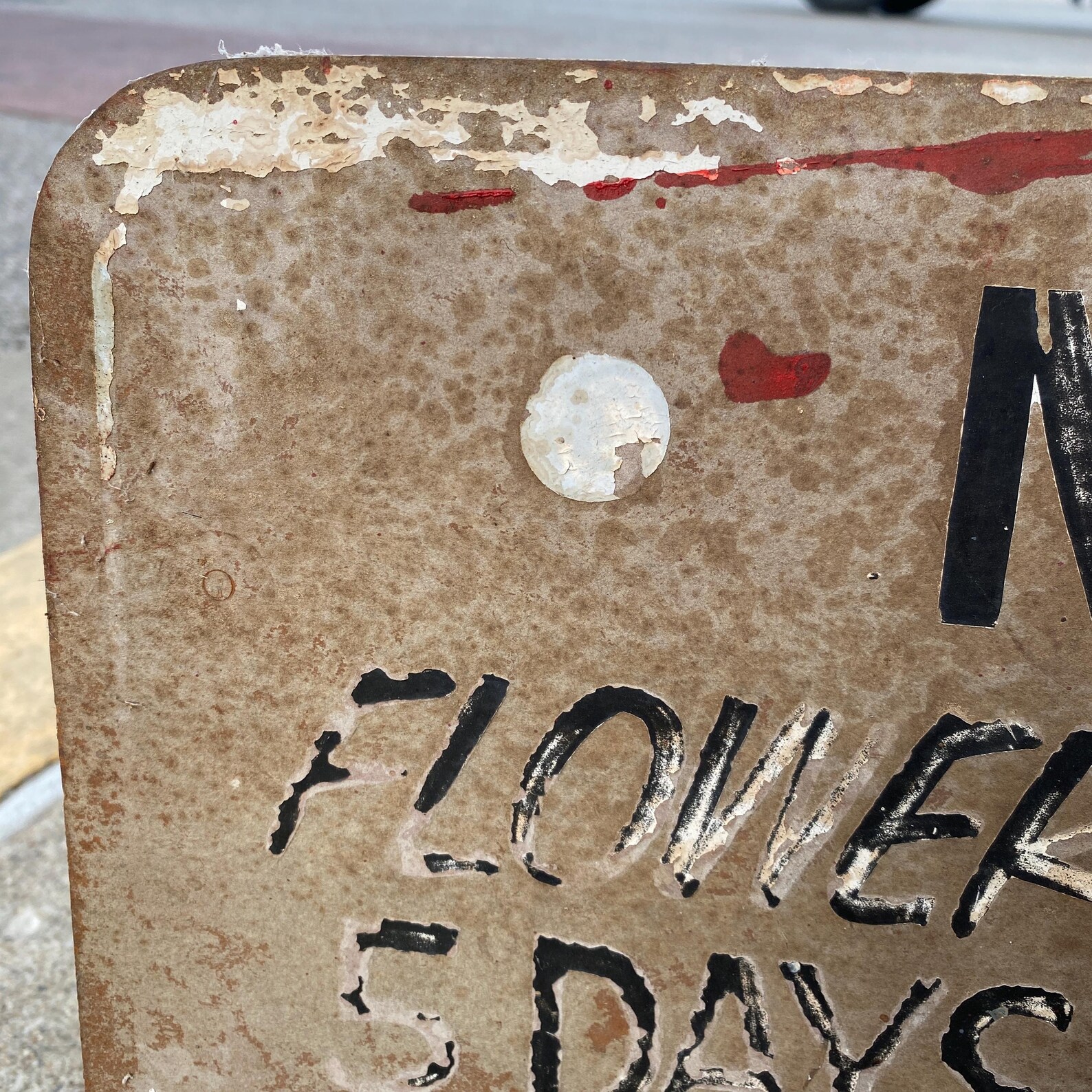 Vintage Hand Painted Cemetery Sign Cool Folk Art Oddity - Etsy