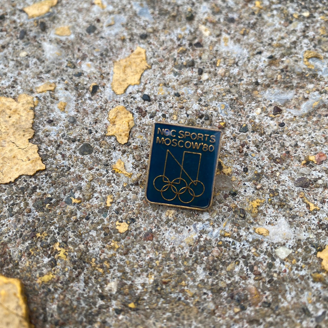 Vintage NBC Sports Moscow 1980 Enameled Pin - Etsy