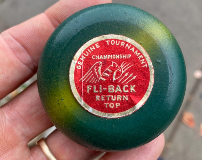 Vintage Genuine Tournament Fli-back Return Top Yo-yo - Etsy