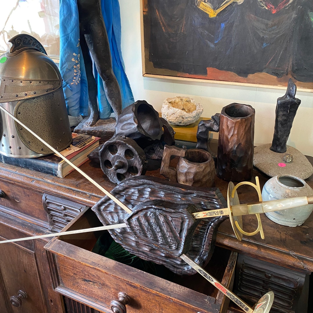 MCM Spanish Bar Set With Swords Mugs and Wine Croft - Etsy