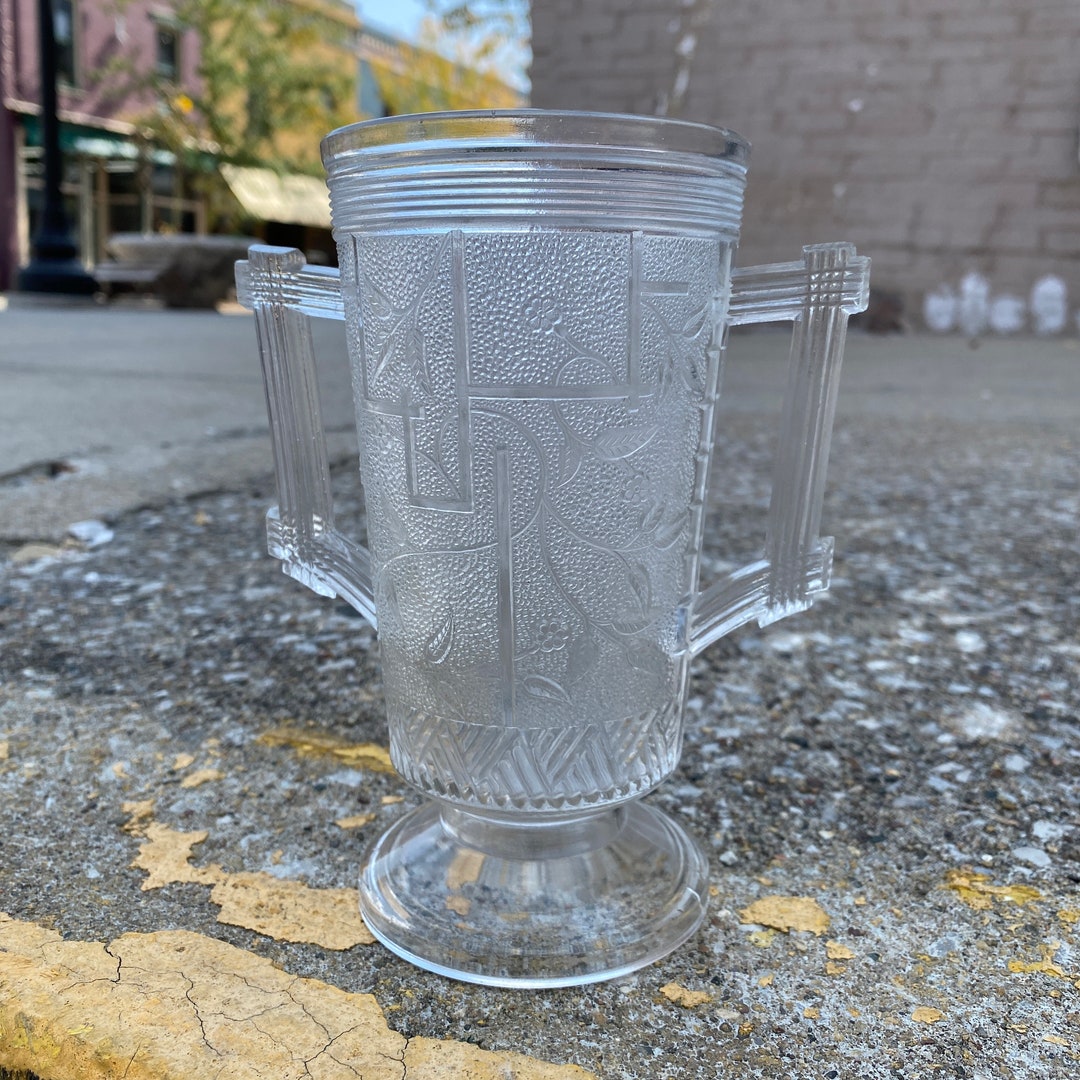 Antique Aesthetic Period Glass Spooner - Etsy