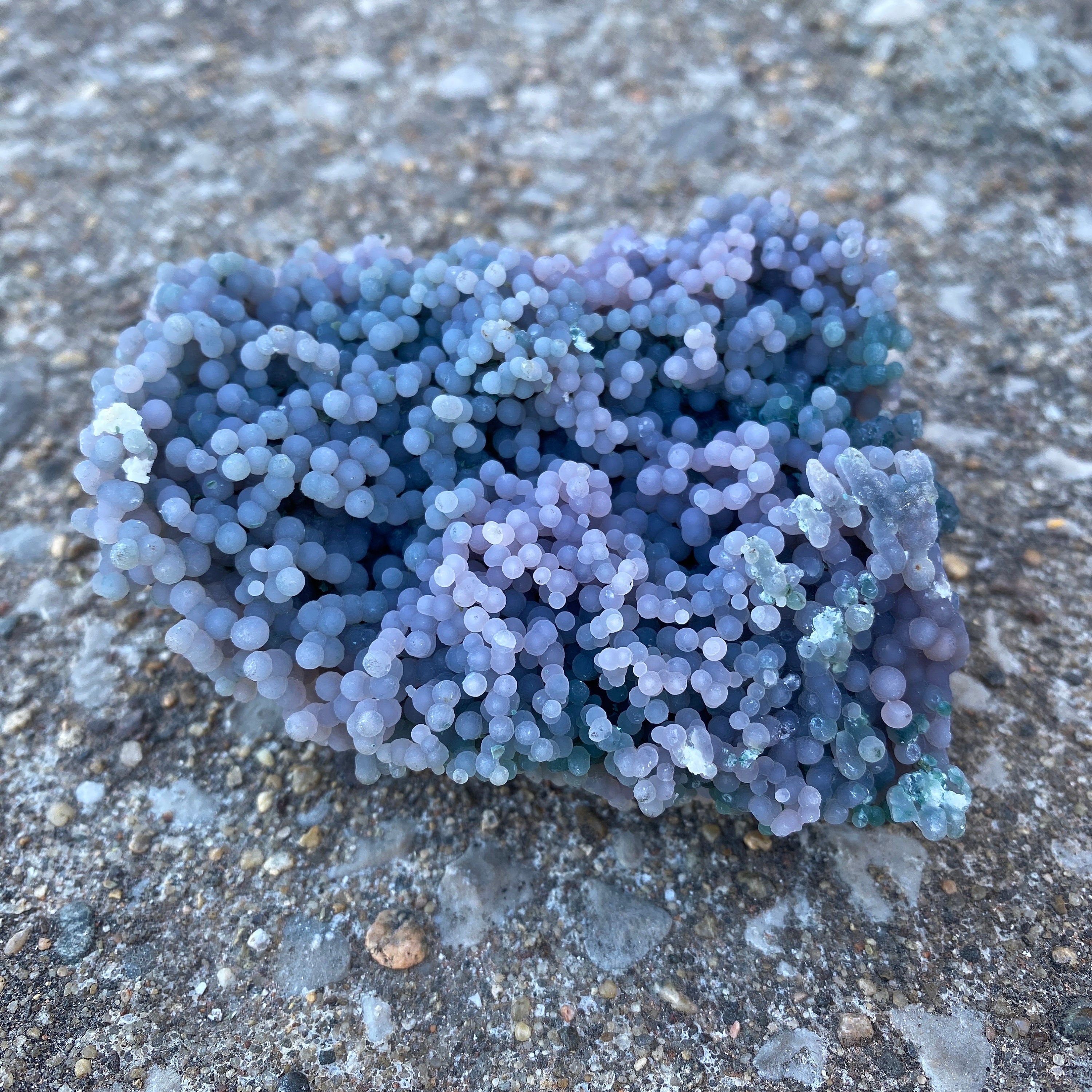 Beautiful Grape Agate Cluster Specimen With Purple and Green Botryoidal ...