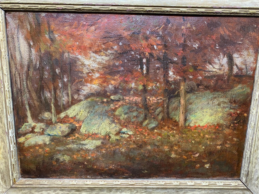 Lucie Hartrath Forest Interior Oil on Canvas - Etsy