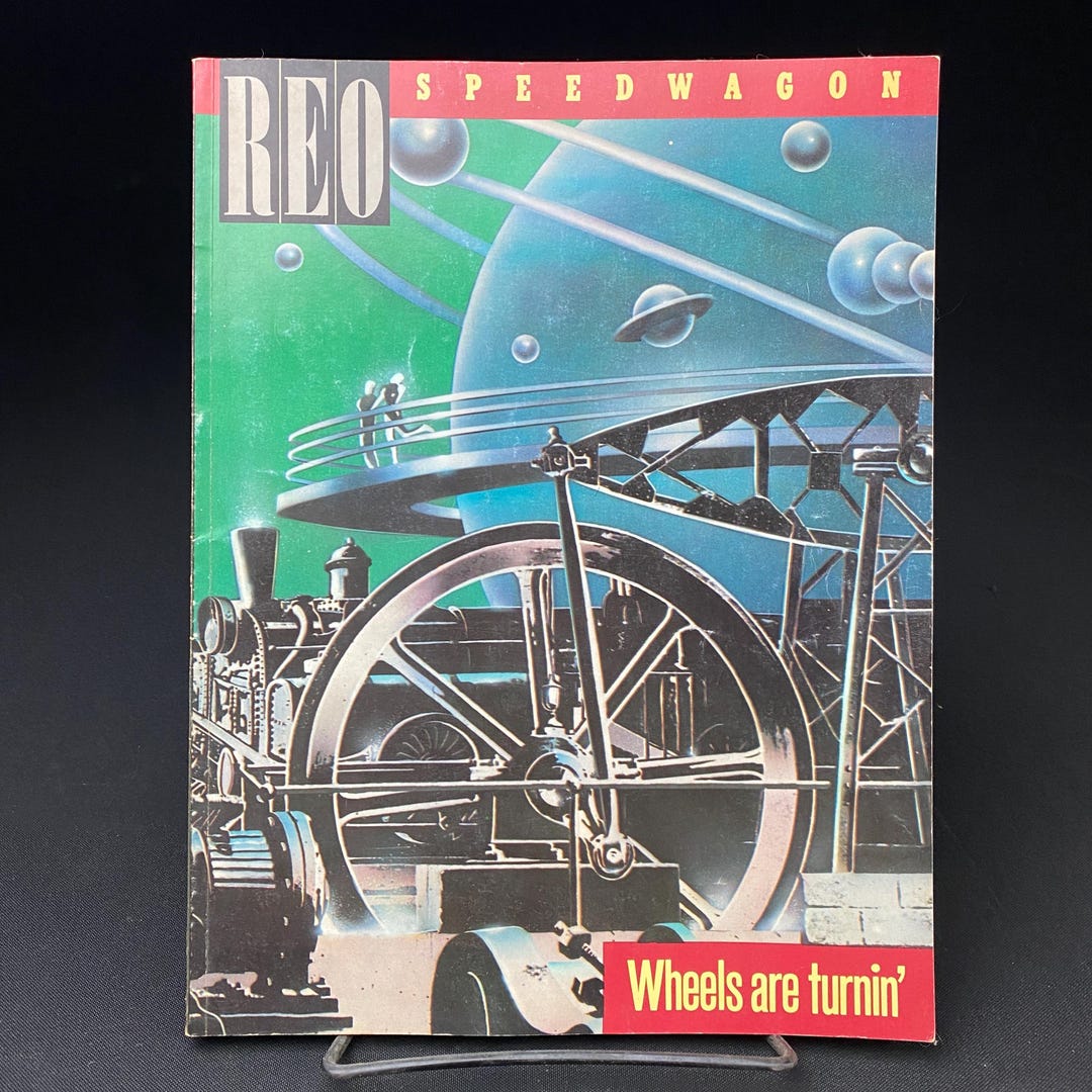 REO Speedwagon, Wheels Are Turnin’, Songbook, 1985 - Etsy
