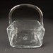 Vintage MCM Blenko Clear Glass Basket FREE SHIPPING - Etsy