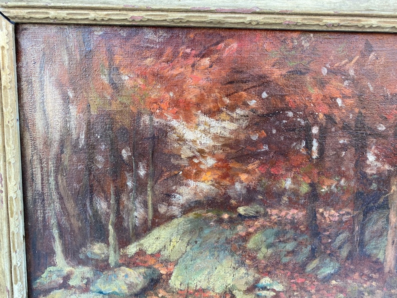 Lucie Hartrath Forest Interior Oil on Canvas - Etsy