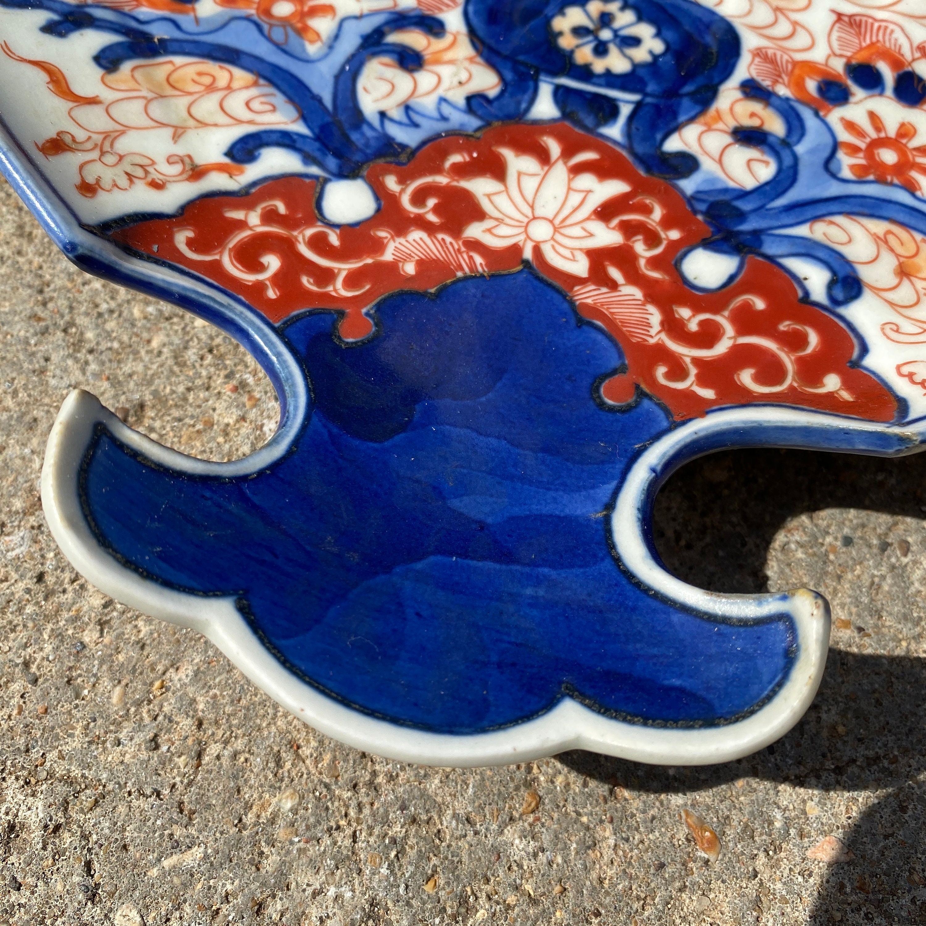 Antique Japanese Imari Scalloped Shell Plate - Etsy
