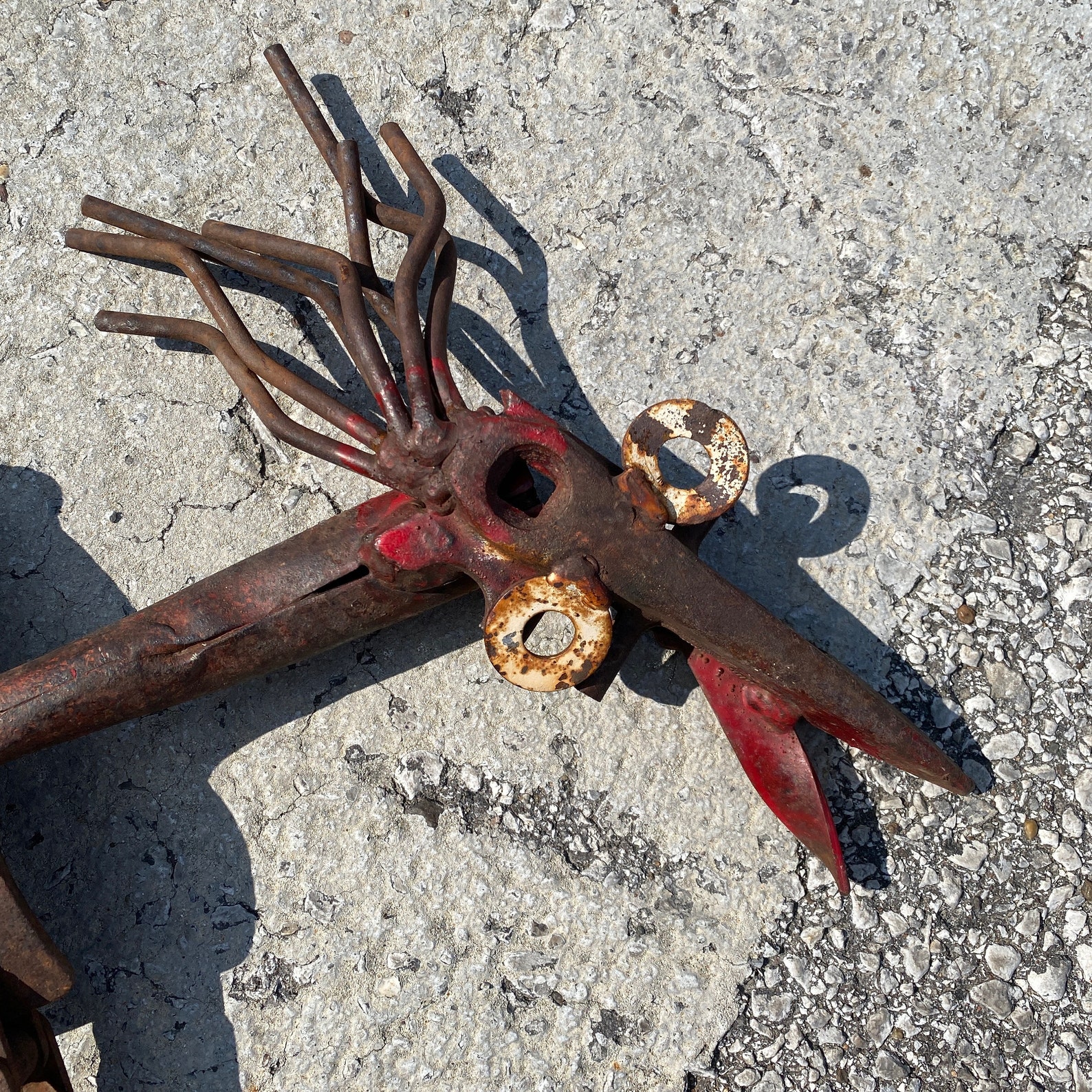 Vintage Folk Art “roadkill” Steel Assemblage Squashed Road Runner - Etsy