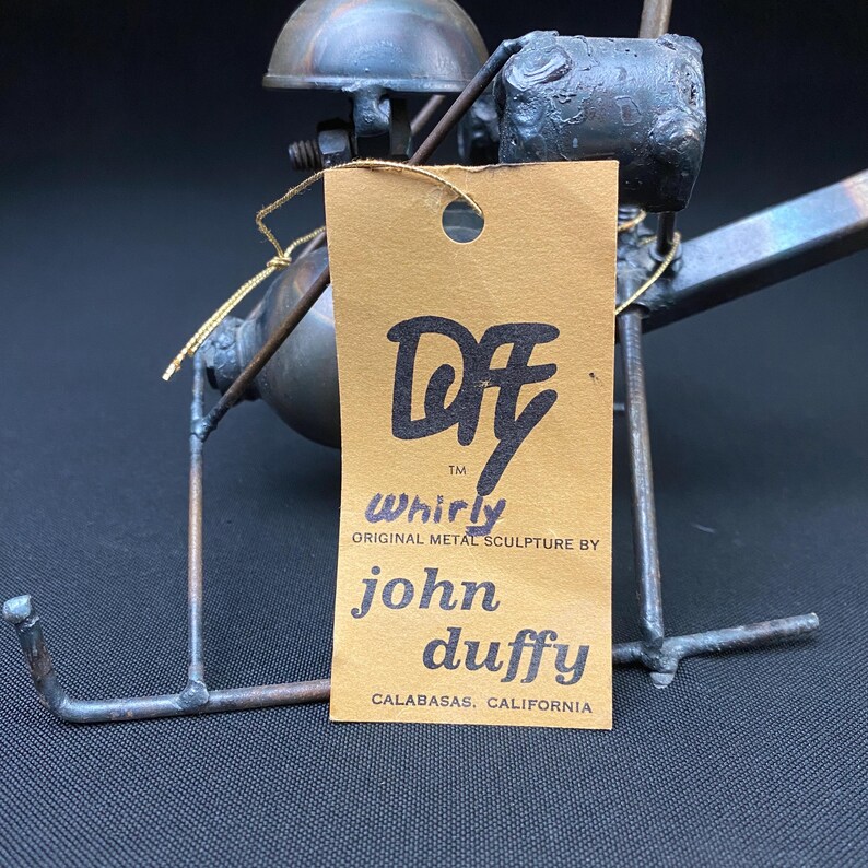 John Duffy Original Metal Sculpture Whirly Calabasas California 1970 - Etsy