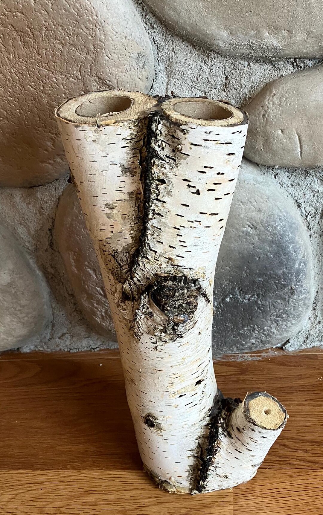 Very Rare Exquisite Natural Triad Birch Vase - Etsy
