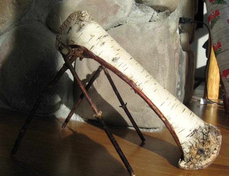 Natural Birch Bark Mini Canoe Display Stand - Etsy