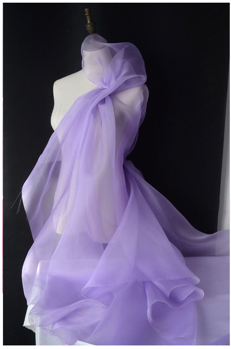 56 Colors Solid Organza Silk Fabric 100% Pure Silk 6 Momme - Etsy