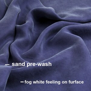 30 Colors Soild CUPRO Fabric Sand Pre-wash Twill for Dress Suit- 19.6 ...